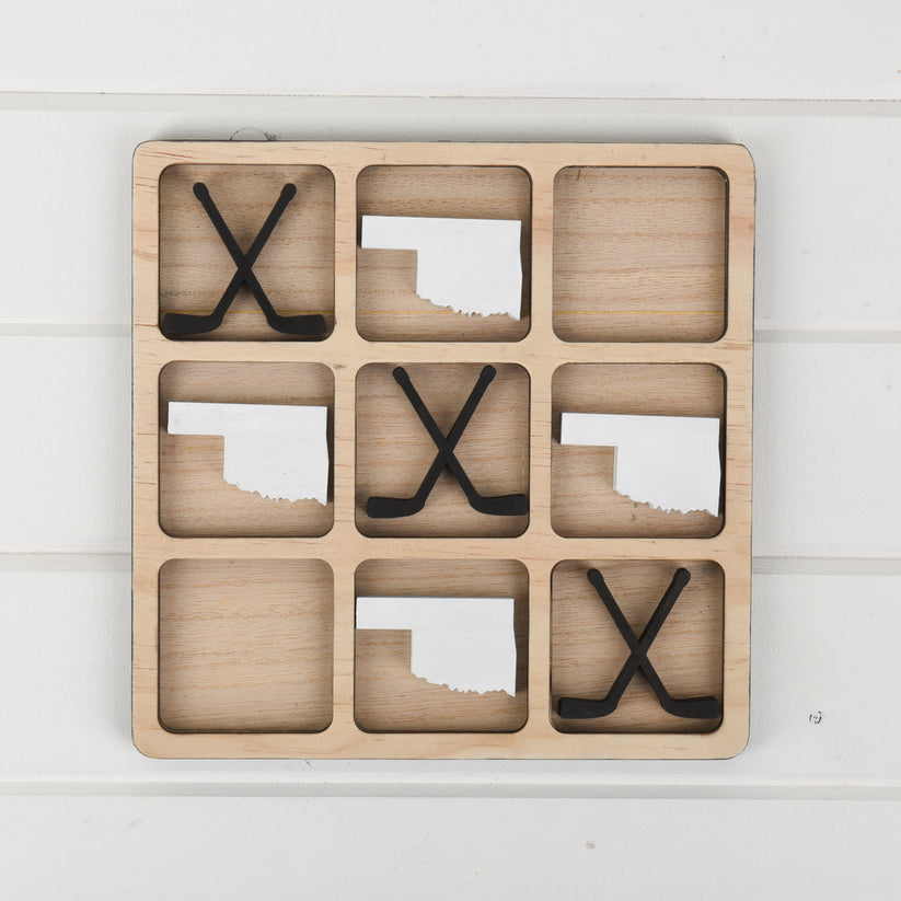 Oklahoma Tic Tac Toe Board – Classic State