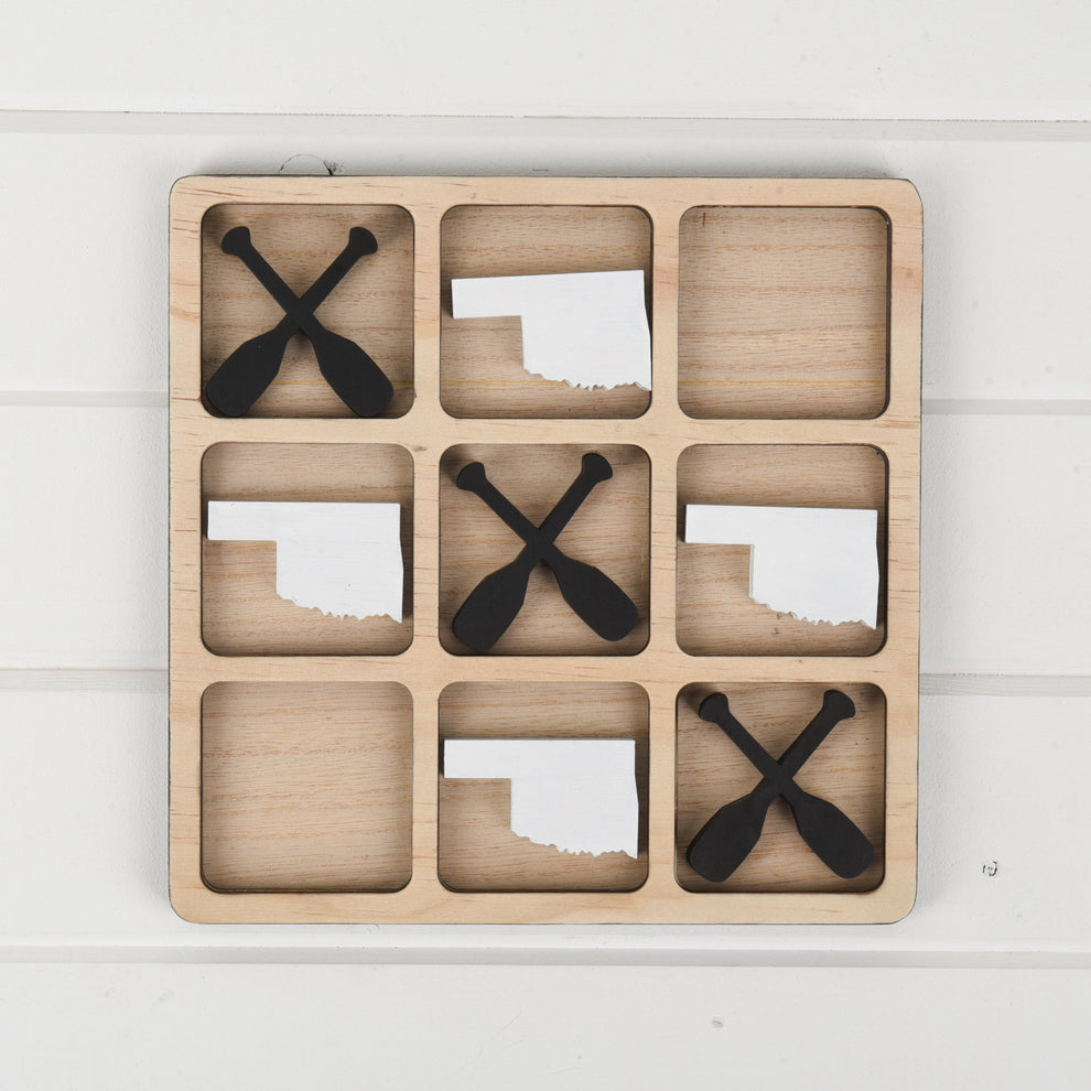 Oklahoma Tic Tac Toe Board – Classic State